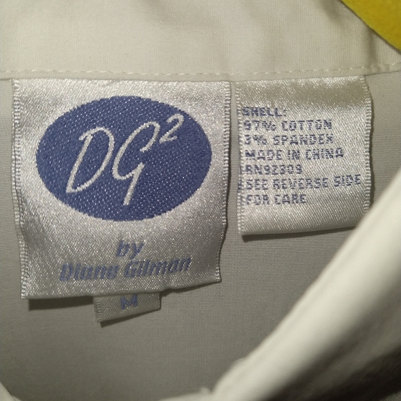 DG2 by Diane Gilman | Dresses | Diane Gilman Denim Skirt White Button ...